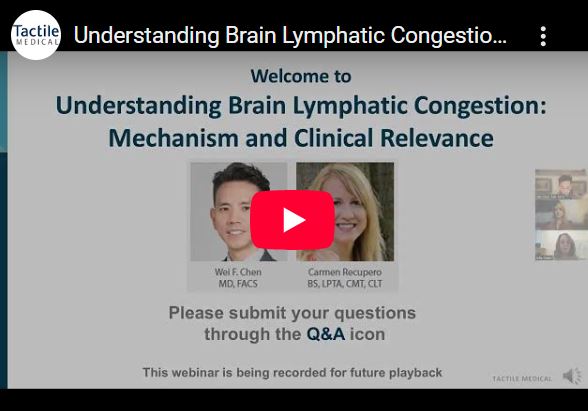 Understanding Brain Lymphatic Congestion | Tactile Medical